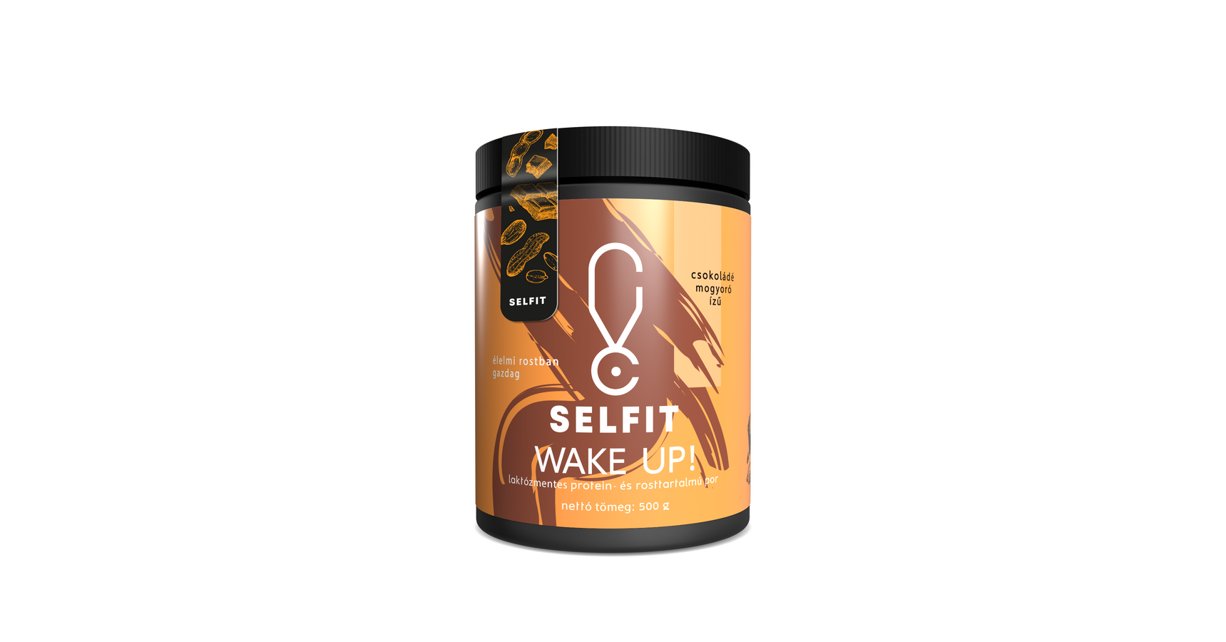 SELFIT WAKE UP! CSOKOLÁDÉ-MOGYORÓ 500g